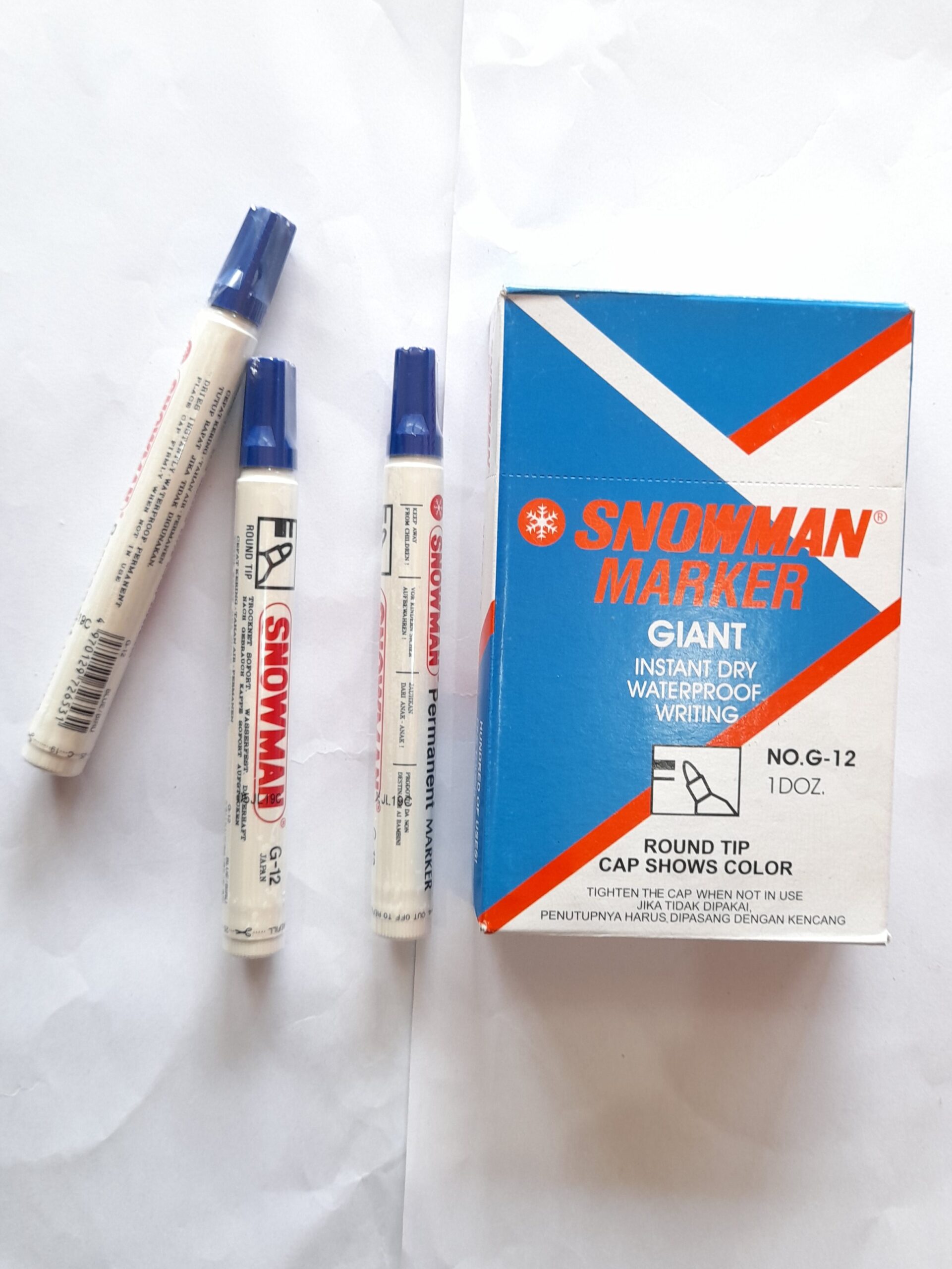 Spidol Permanent Snowman G-12 | Toko Toyibs | Belanja Aman dan Nyaman